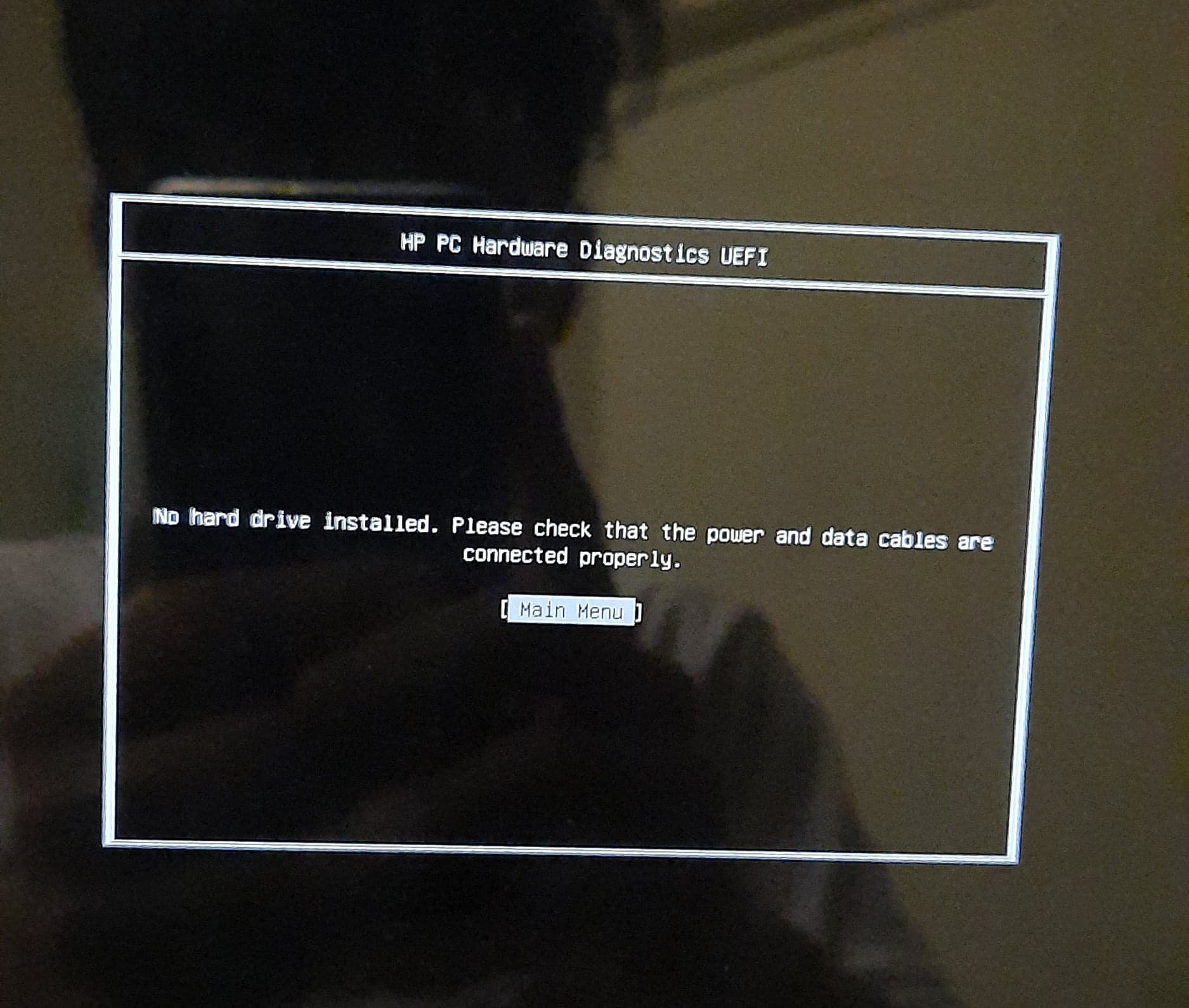 Frequent "No hard drive installed" - HP Support Community - 7623527