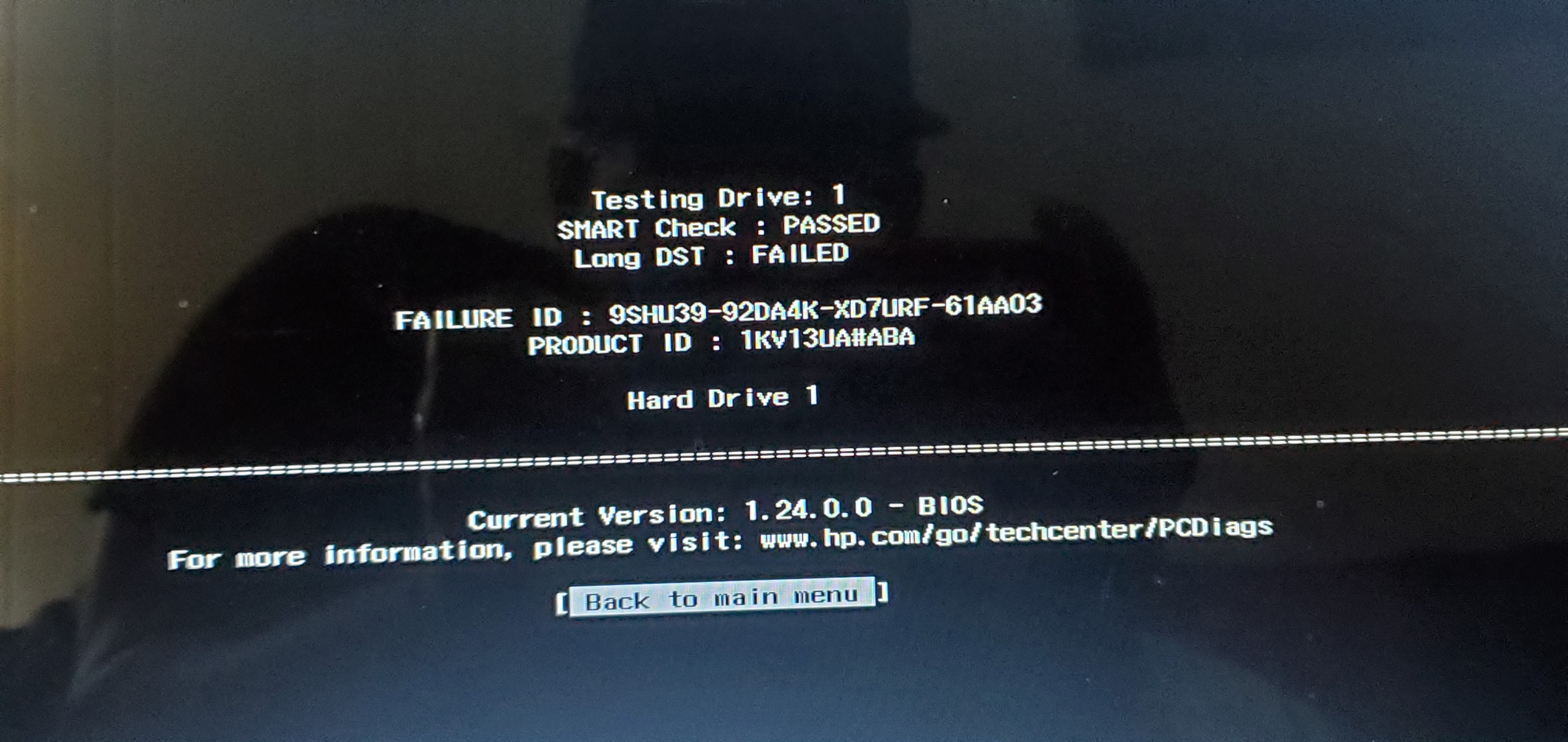 Solved: Hard Drive Error - HP Support Community - 7624064