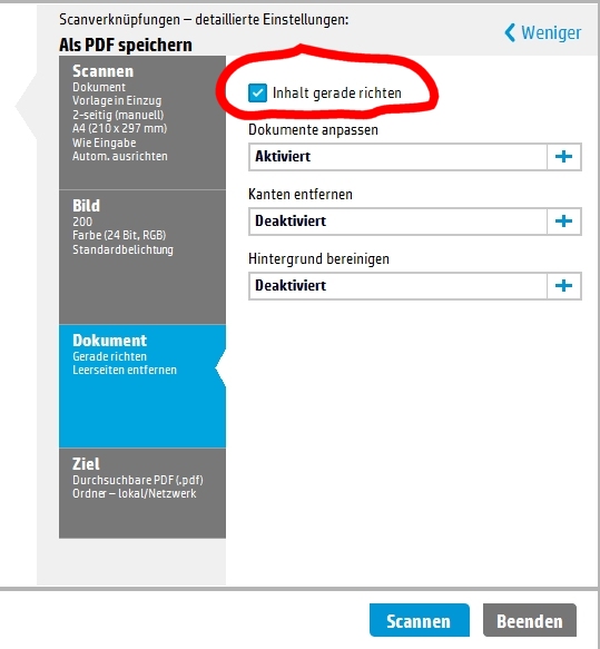the content of scanned pages is not straight on the paper bu... - Page ...