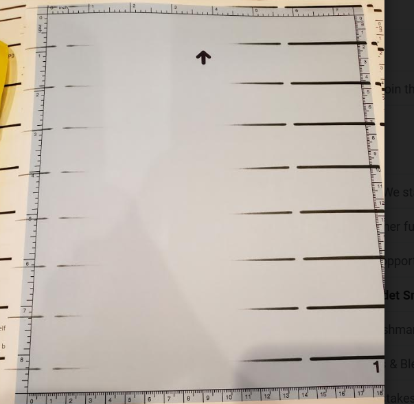 HP3600 Black horizontal lines 1 inch apart printing on ever... - HP ...