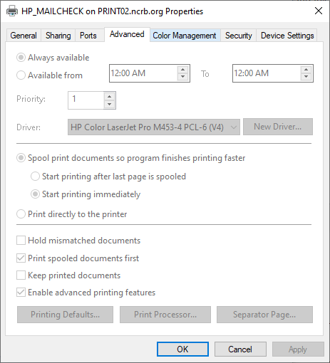 HP Printers shared via Windows Server Print Services - clien... - HP ...