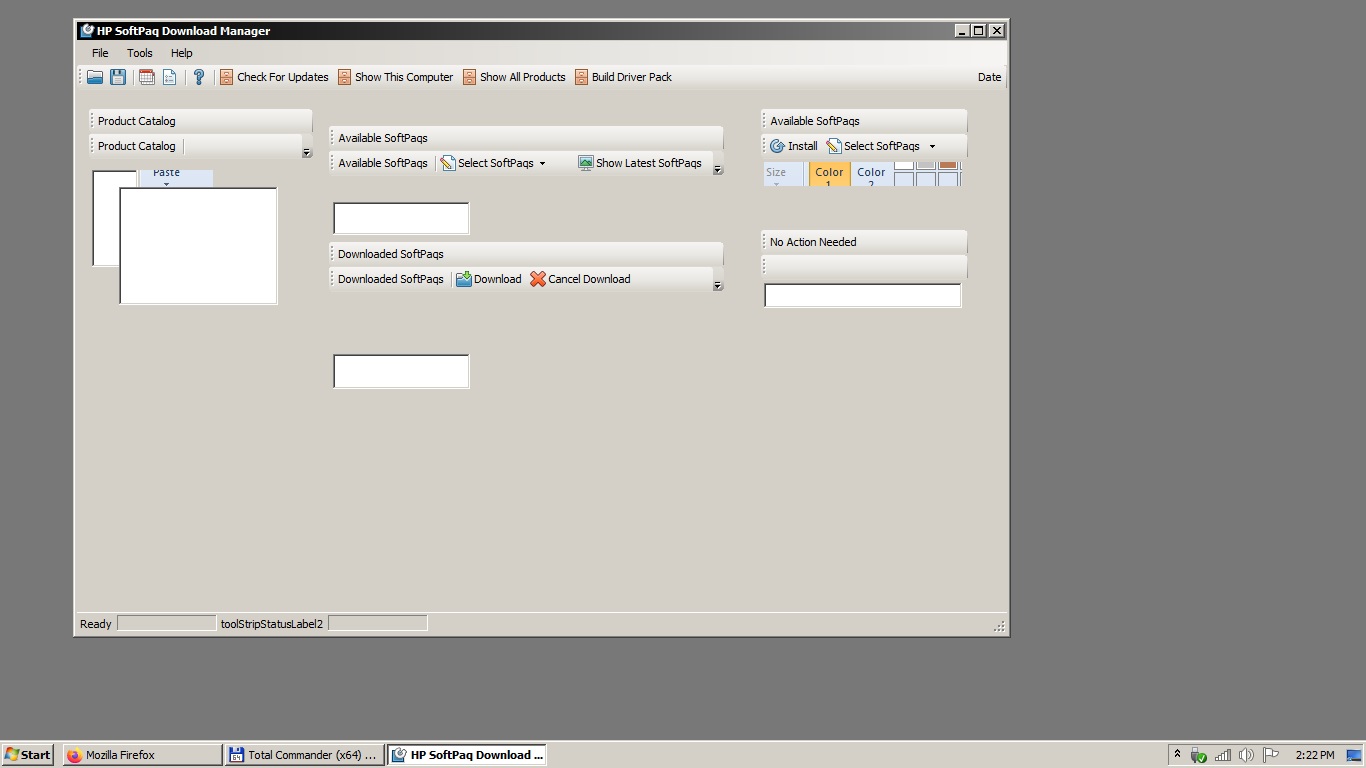 HP SoftPaq Download Manager 4.4.0.0 Broken GUI - HP Support Community ...
