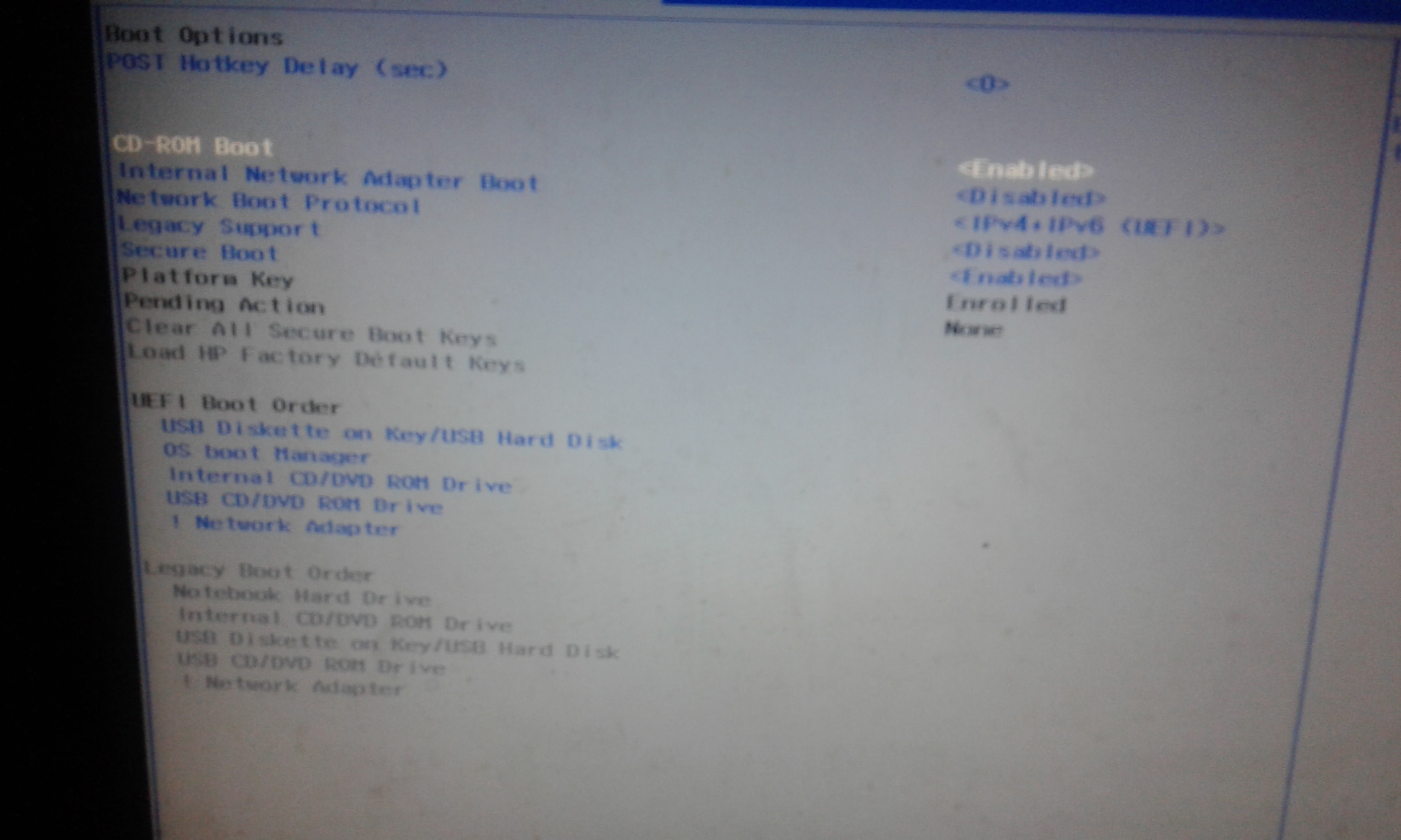 No bootable device Found - HP Support Community - 7654861