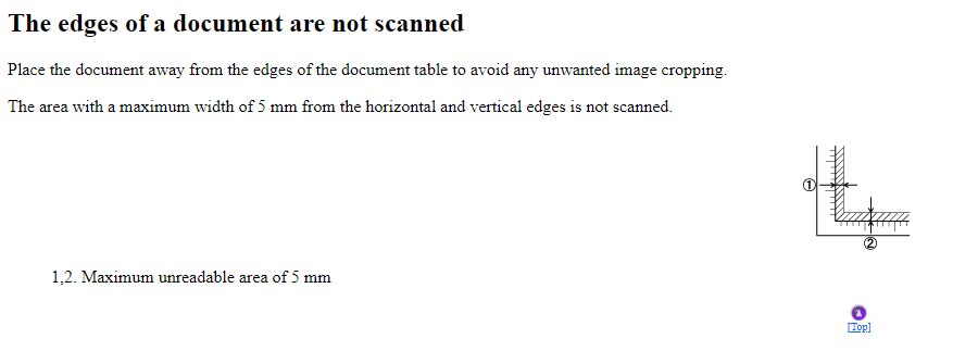 Solved: The scanner cuts off the edges of objects - HP Support ...