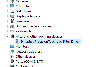 Solved: Synaptics Precision Touchpad Driver (Windows 10 v2004) - HP ...