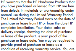 Warranty Expired for New Purchased Laptop - HP Support Community - 7664242
