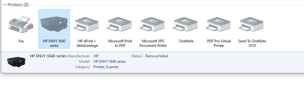 Unable to print after un-enrolling from instant print - HP Support ...