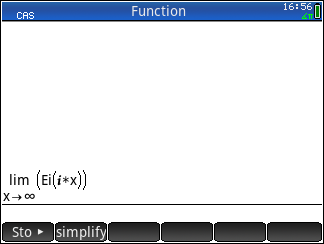 Limit of Ei(i*x) as x tends to +infinity - HP Support Community - 7673439
