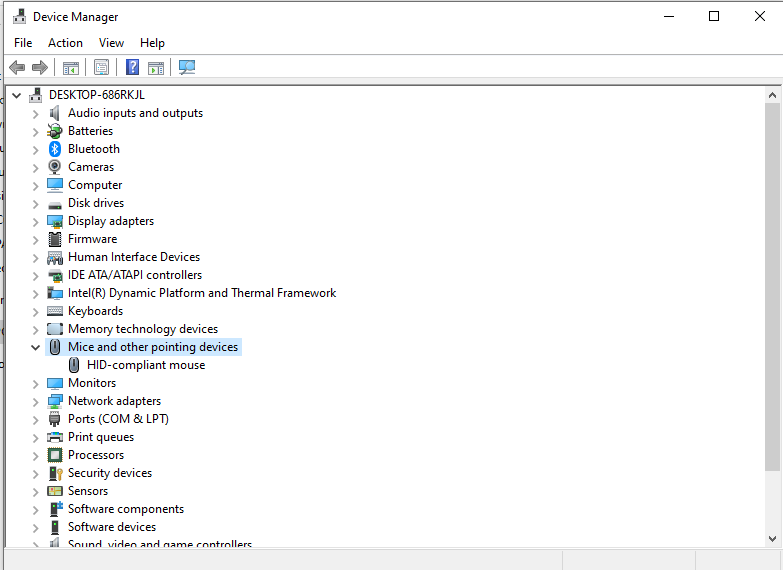 Touchpad driver is missing from device manager and not work... - HP ...