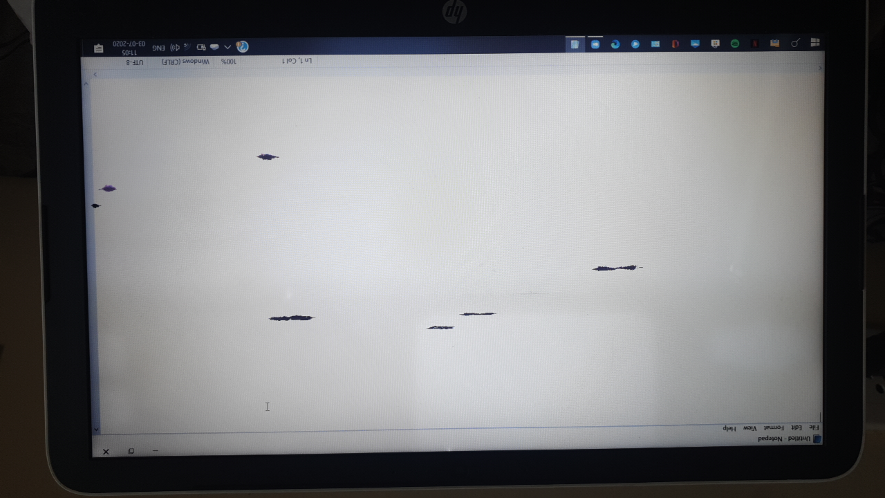 There are some black spots on my screen may be are dead pixa... - HP ...