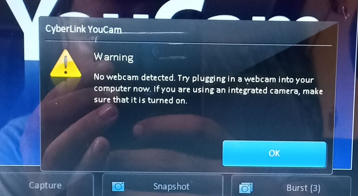 problem in webcam - HP Support Community - 7680418