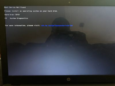 Hard disk (3F0) - HP Support Community - 7684657