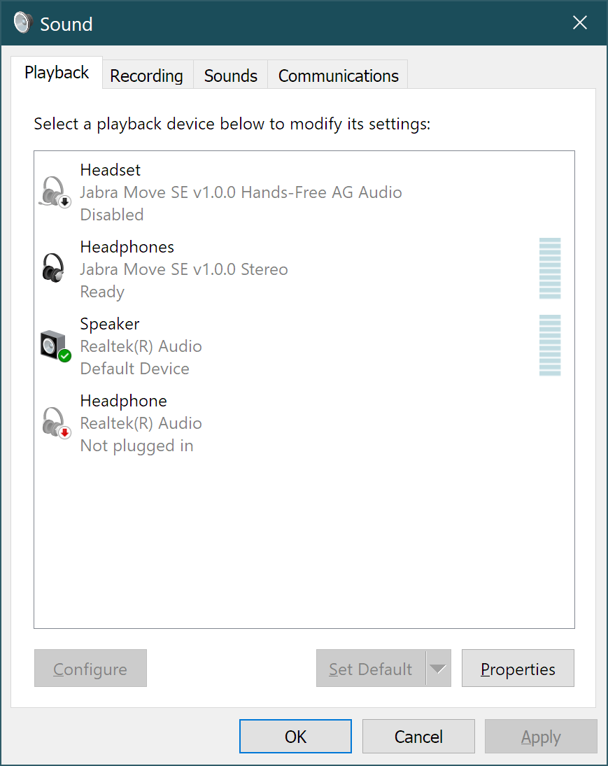 BT headphones are connected but audio still goes to built-in... - HP ...