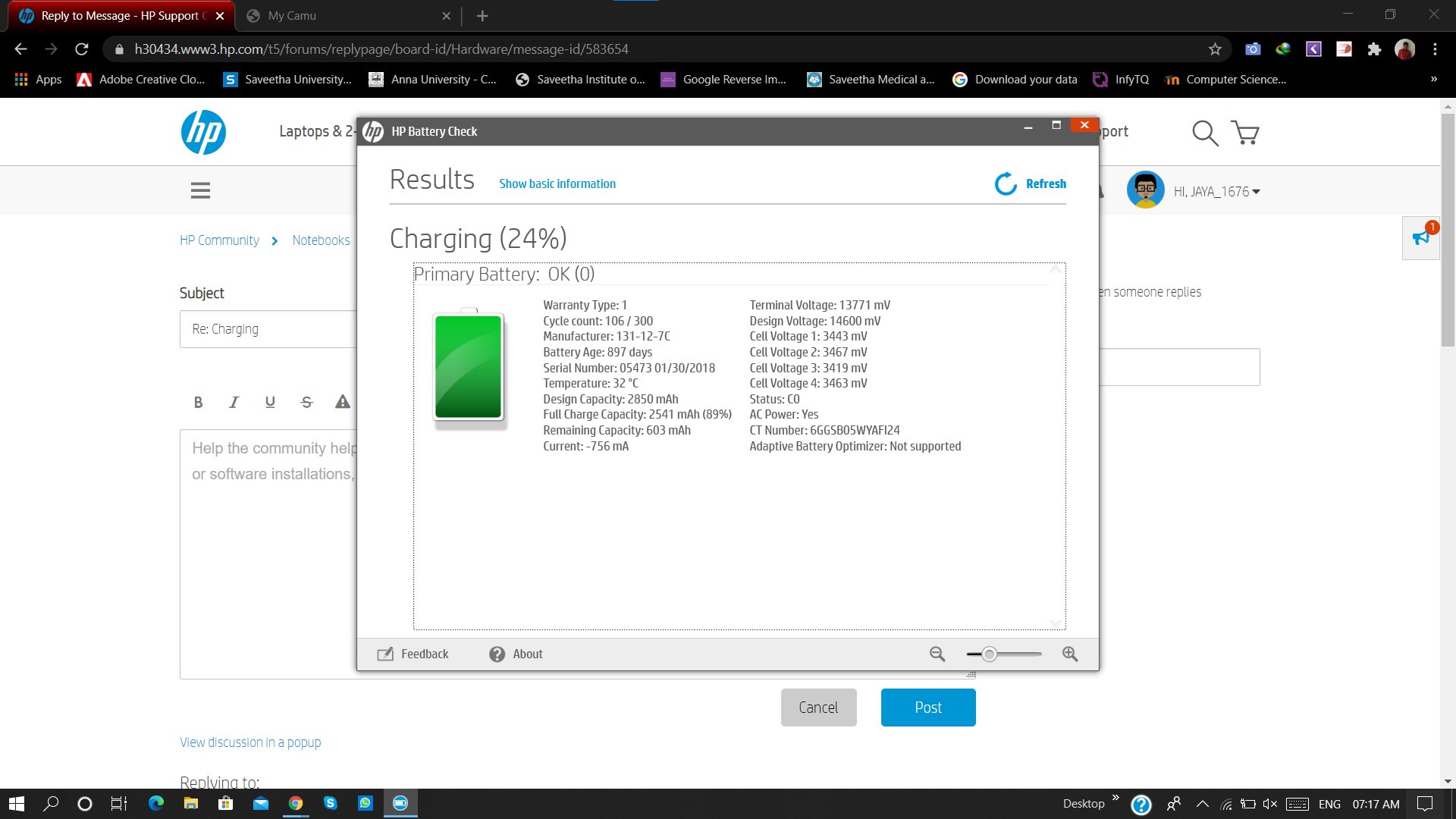 Charging - Page 2 - HP Support Community - 7664583