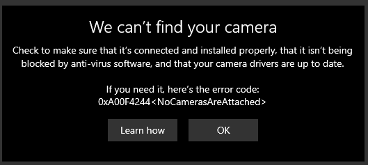 Solved: Camera not found on HP Pavilion 15-CS3046NL - HP Support ...
