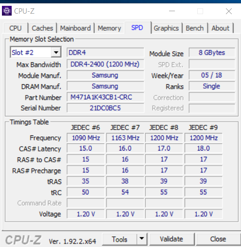Solved: Memory speed drops to 2133MHZ when another 2400MHZ RAM is ad ...
