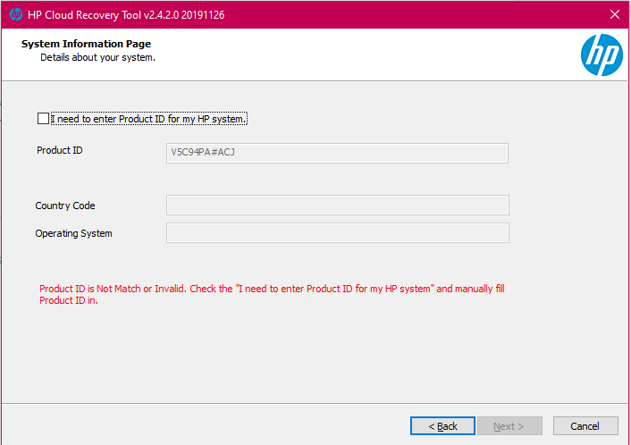 Solved: UNABLE TO USE HP CLOUD RECOVERY TOOL - HP Support Community ... Solved: UNABLE TO USE HP CLOUD RECOVERY TOOL - HP Support Community ...