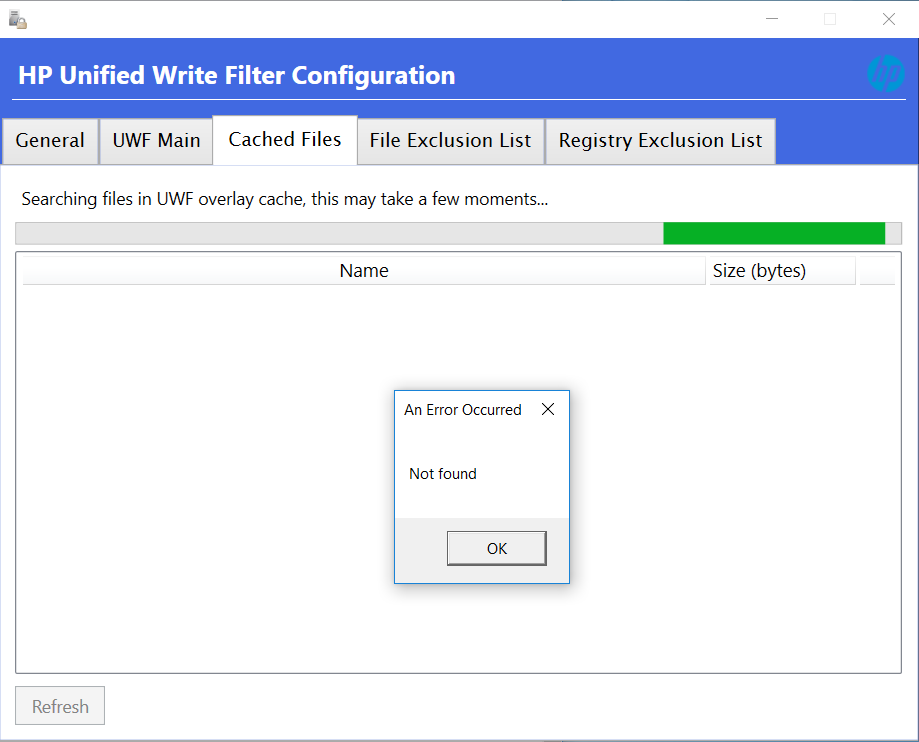 HP Unified Write Filter Configuration - HP Support Community - 7708709