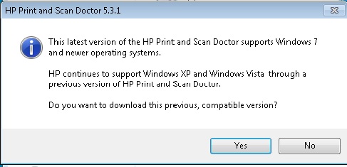 HP Print and Scan Doctor will not install on my Windows 7 ma... - HP ...