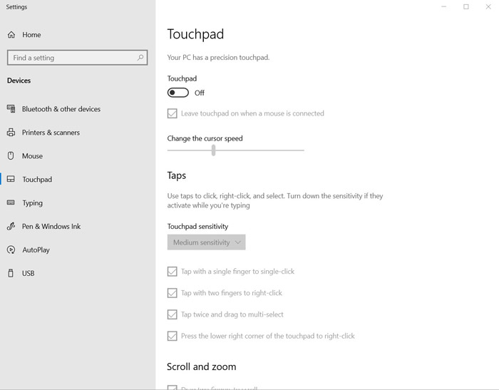 Solved: Where is the setting to disable the Elan touchpad - HP Support ...