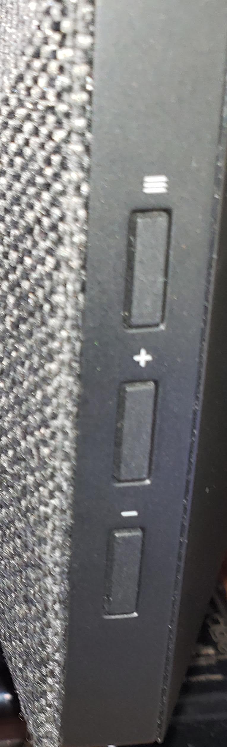 3 buttons on side of monitor? HP Pavilion All-in-One - 27 - HP Support ...