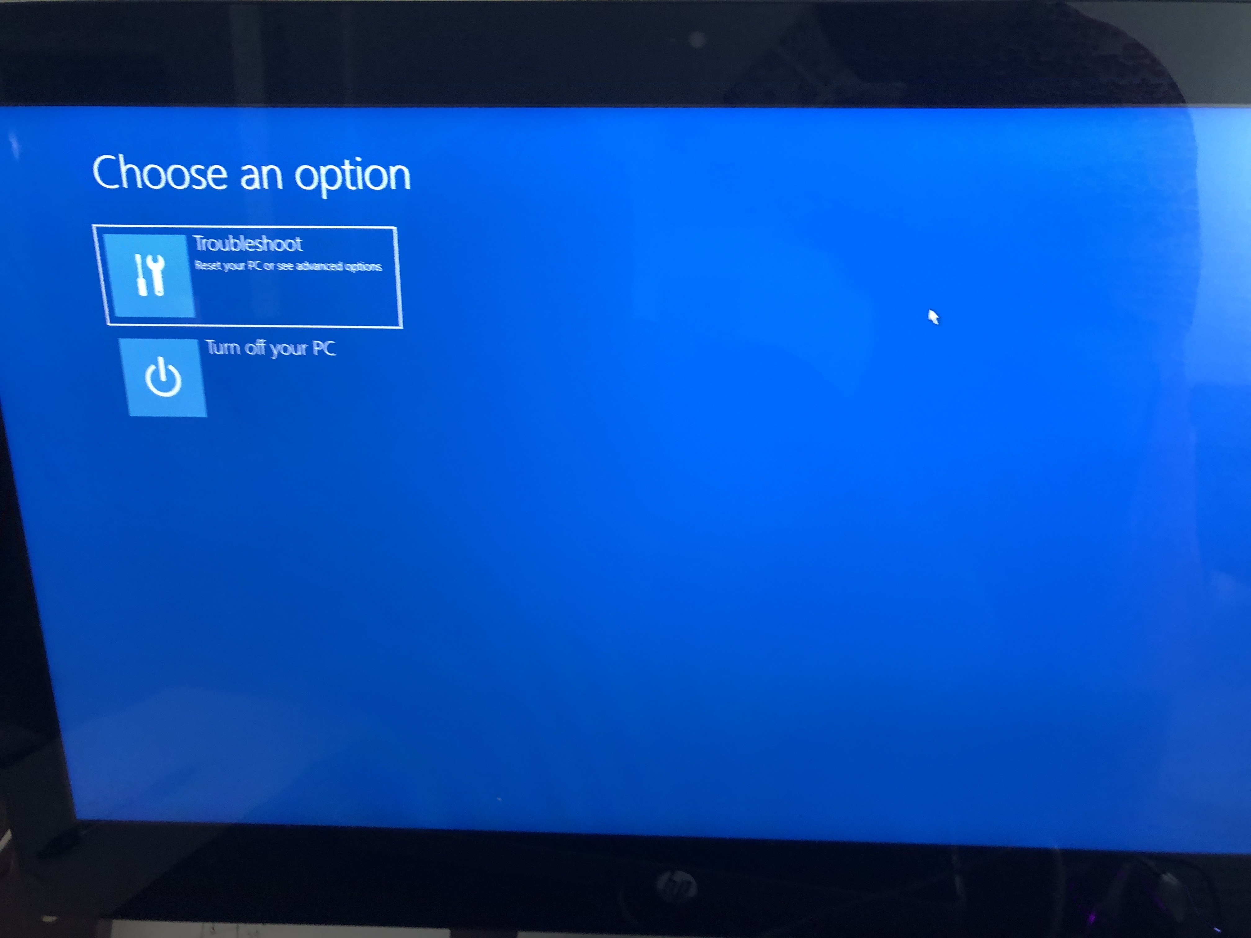 PC got stuck in booting up. - HP Support Community - 7727357