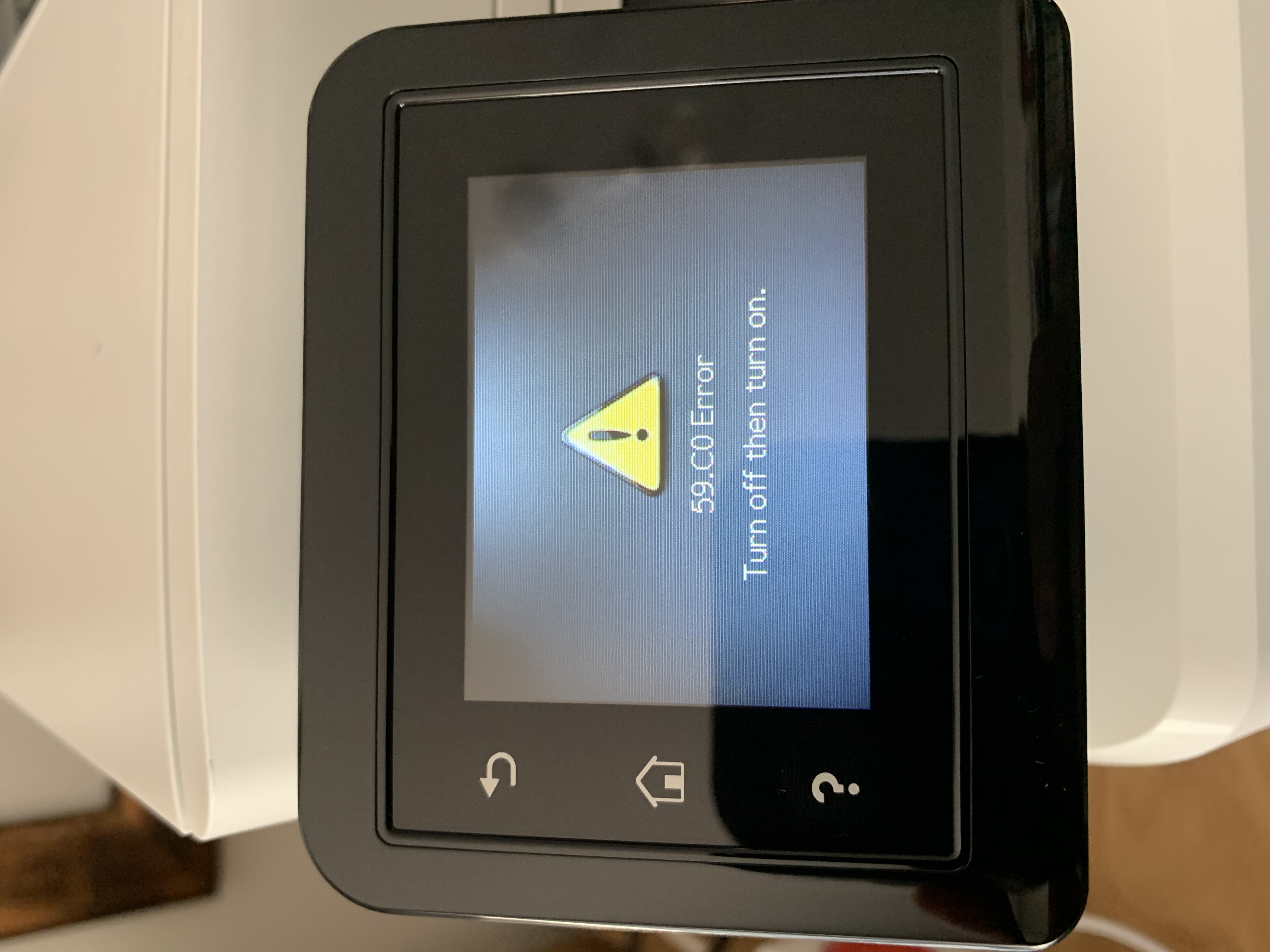 59.C0 error - Brand new out of the box??? - HP Support Community - 7735957