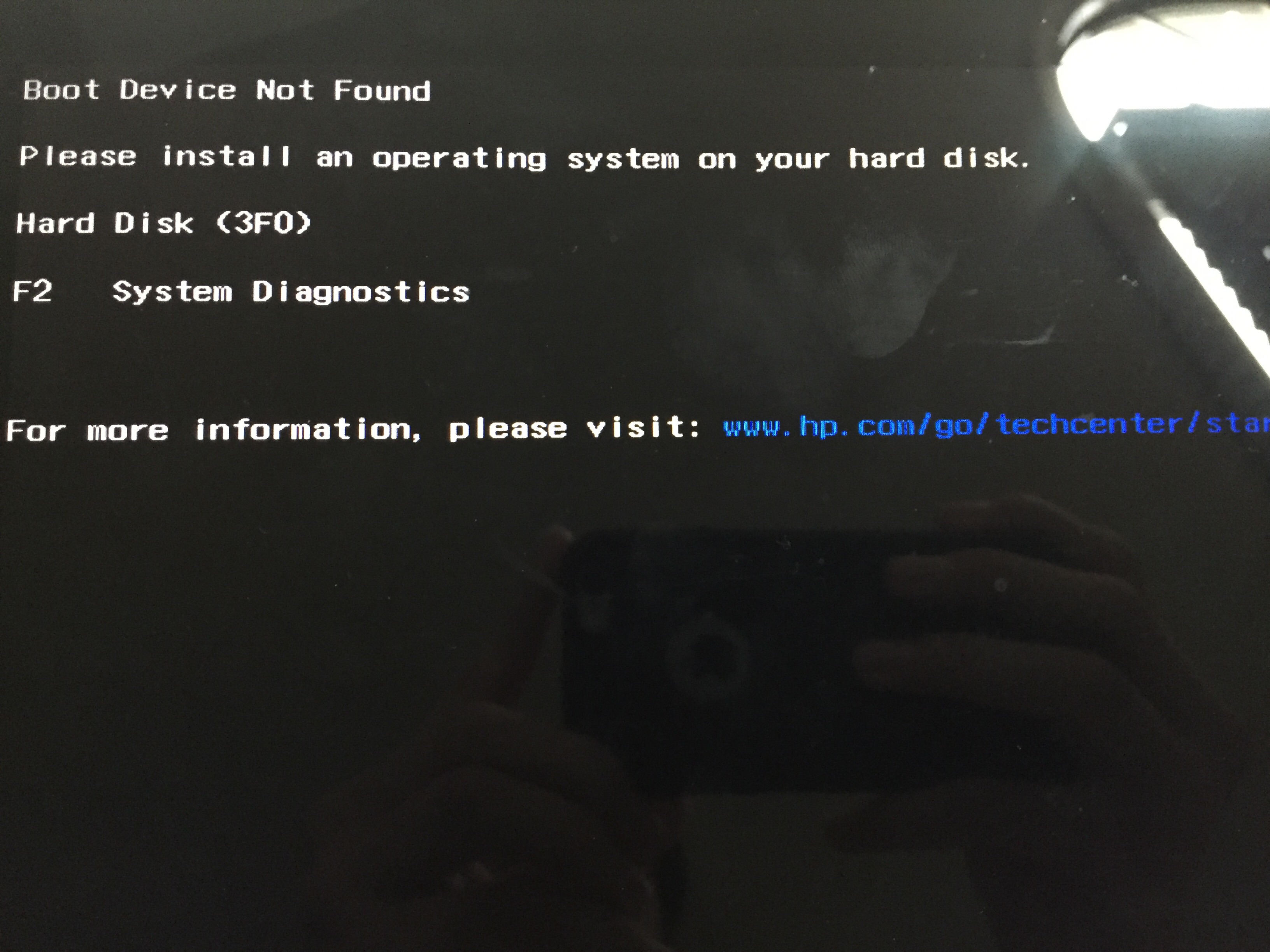 Cannot startup laptop, keeps saying “Boot Device Not Found” - HP ...
