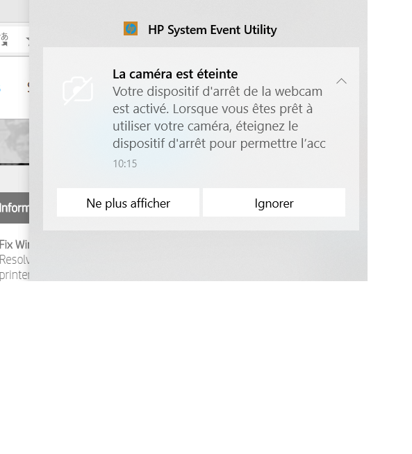 HP webcam disable - HP Support Community - 7738128