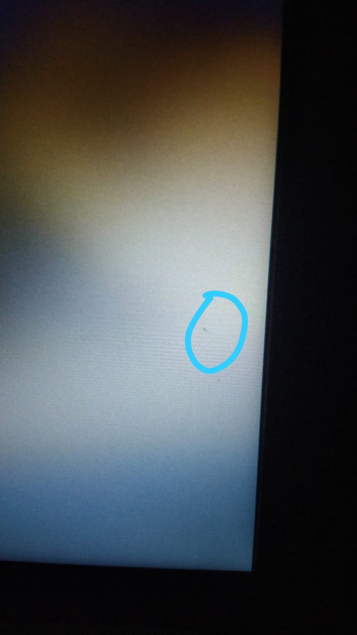 Dead pixel uneven line on brand new lapto screen - HP Support Community ...