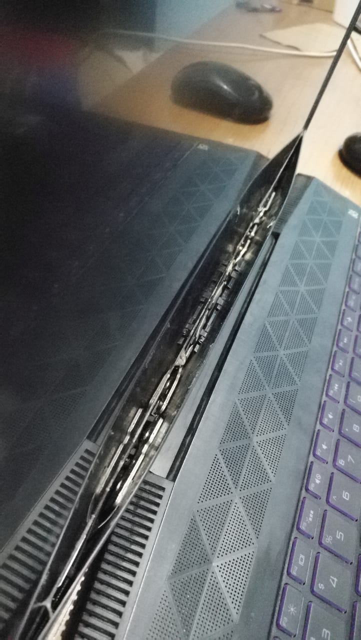 Hinge Detached on HP Pavilion Gaming Laptop - HP Support Community ...