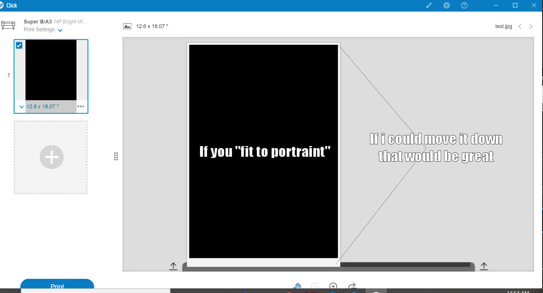 HP Click; Image size vs print size - HP Support Community - 7761438