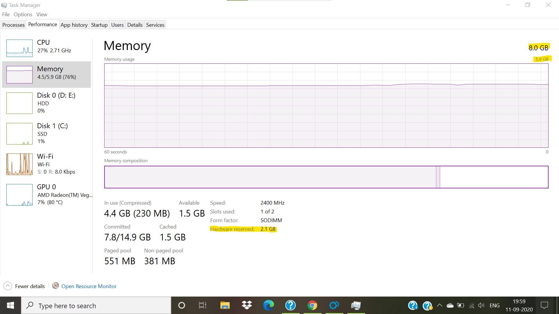 Solved: NOT ABLE TO USE FULL RAM - HP Support Community - 7772886