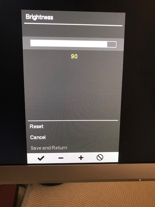 Can not adjust brightness below 90 on 27 inch monitor - HP Support ...