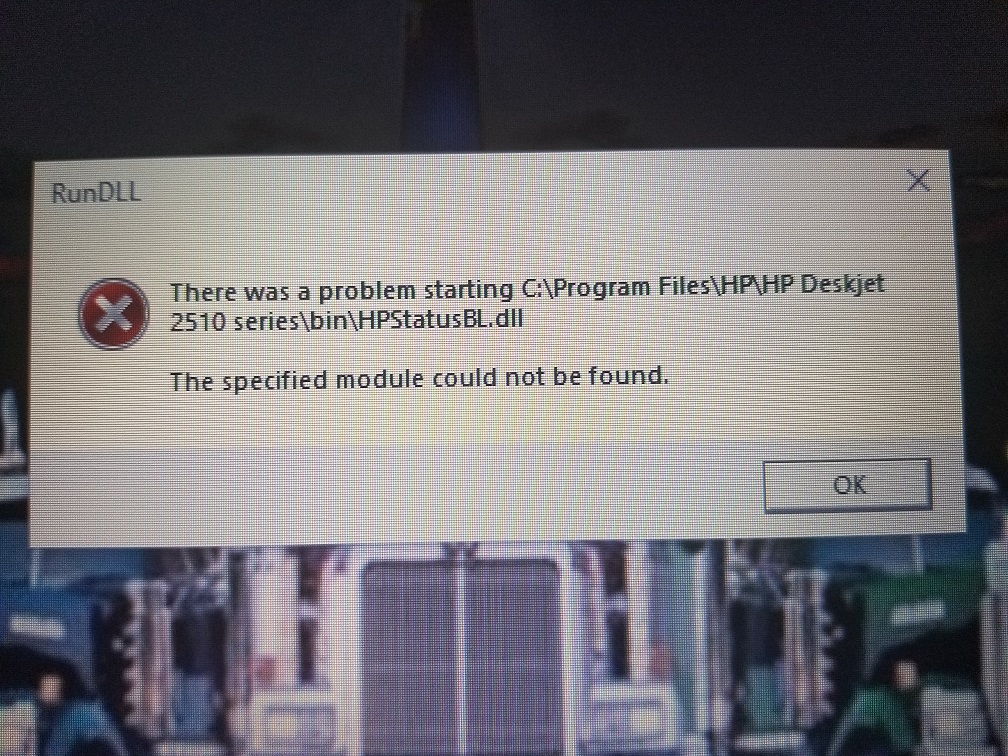ERROR MESSAGE - HP Support Community - 7793951