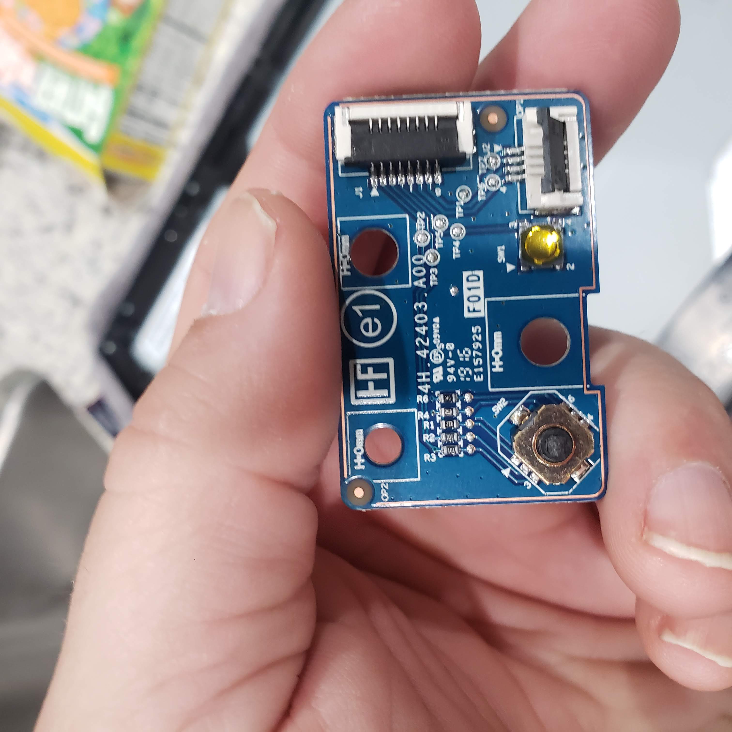 HP Omen X 25f Power button - HP Support Community - 7795904