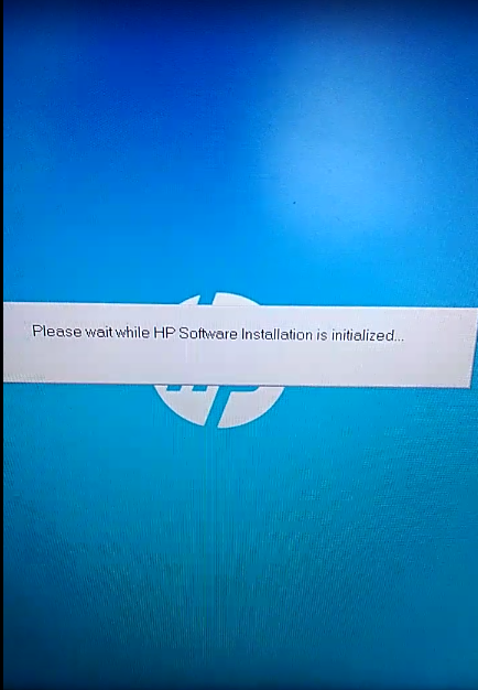 please wait while hp software installation is initialized - HP Support ...