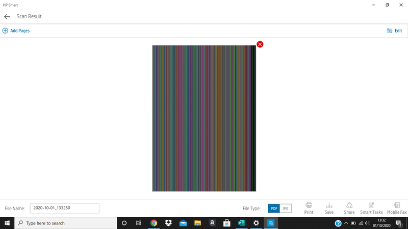 Scanner not working - HP Support Community - 7800386