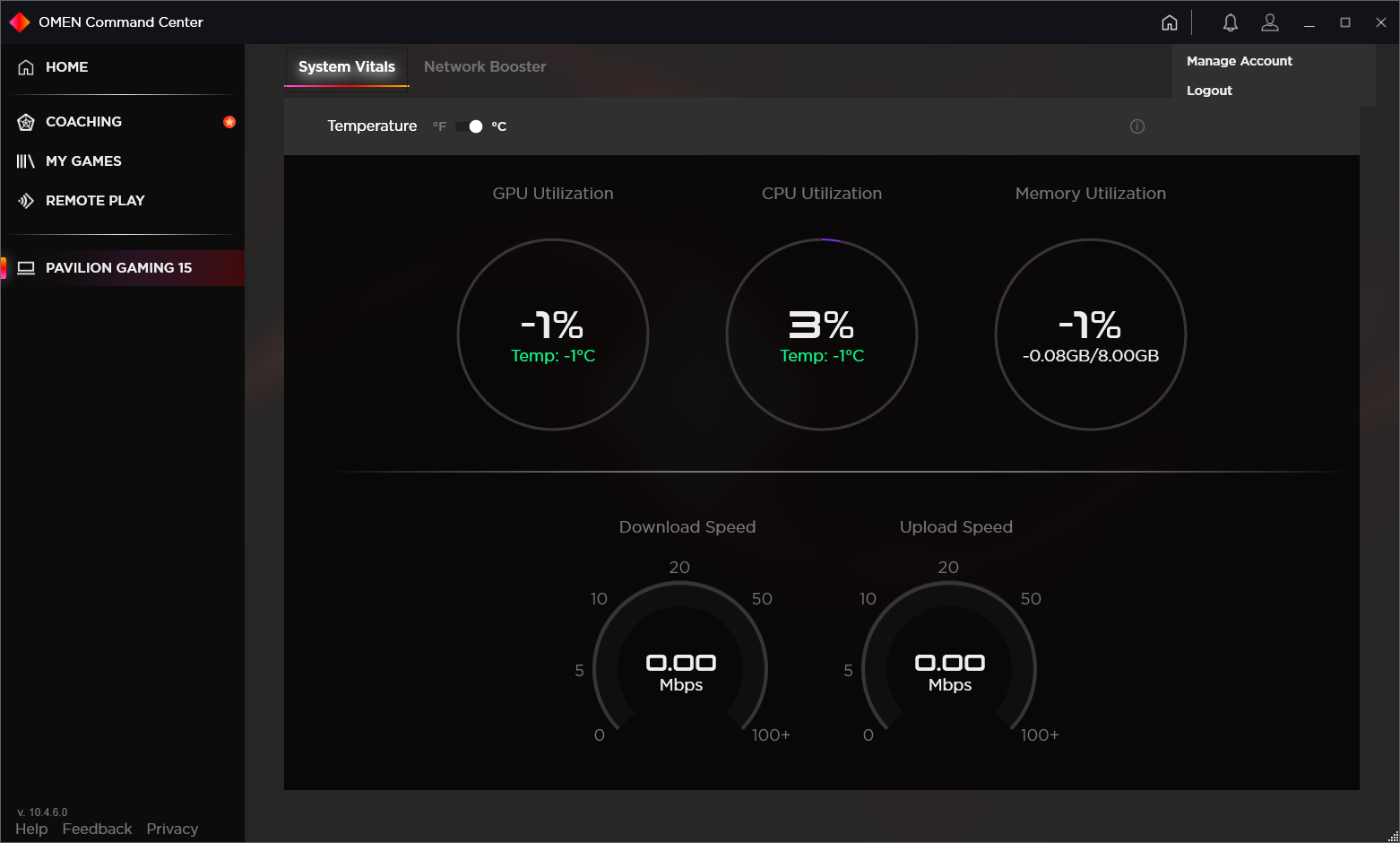 omen command center not working properly - HP Support Community - 7803497