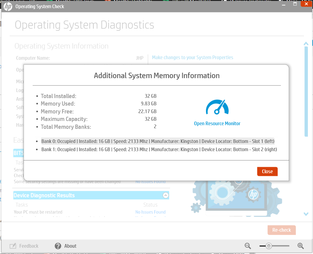 Solved: RAM slot order - HP Support Community - 7759287