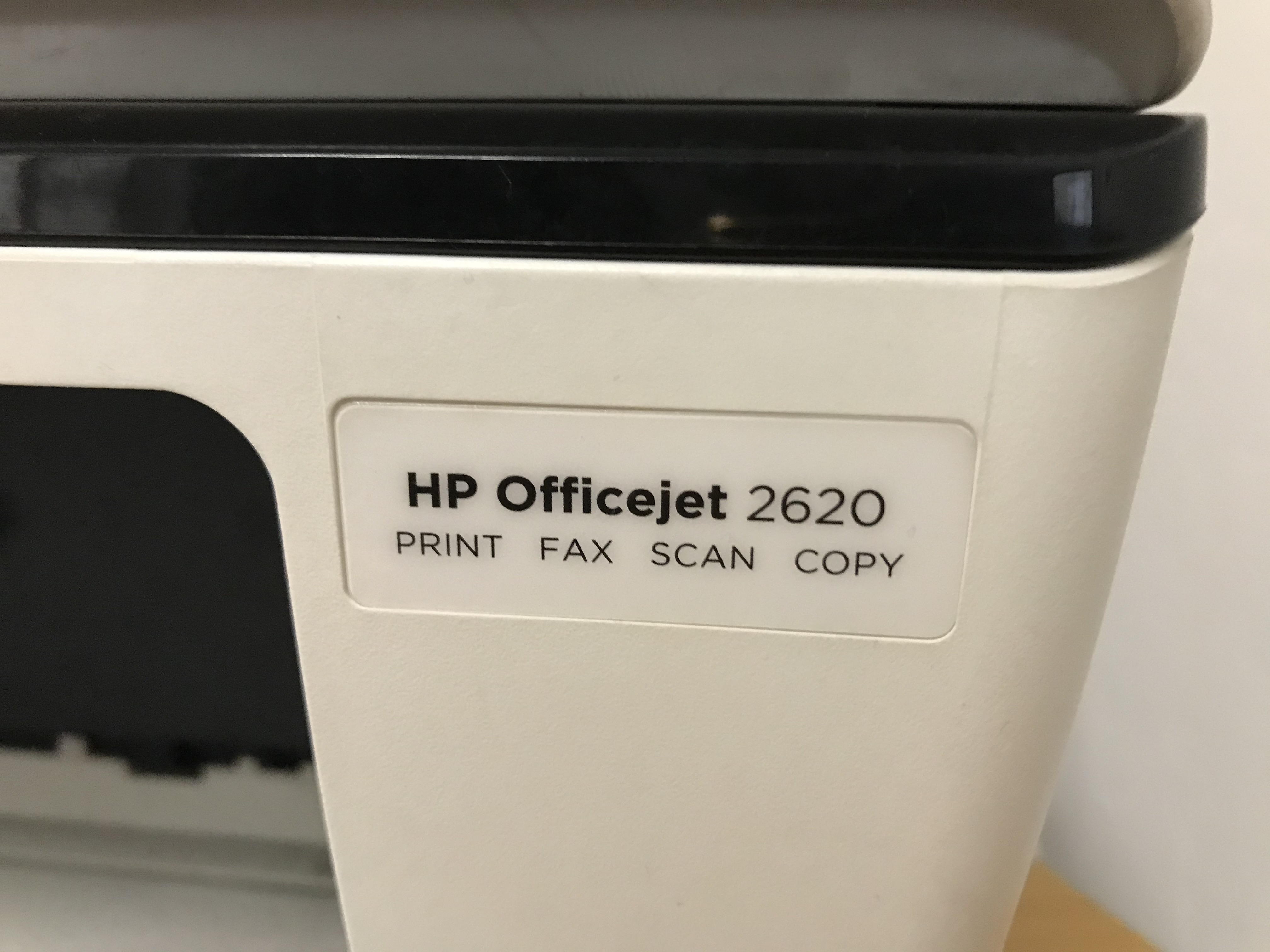 Solved: Different display on HP DeskJet 2620 - HP Support Community ...