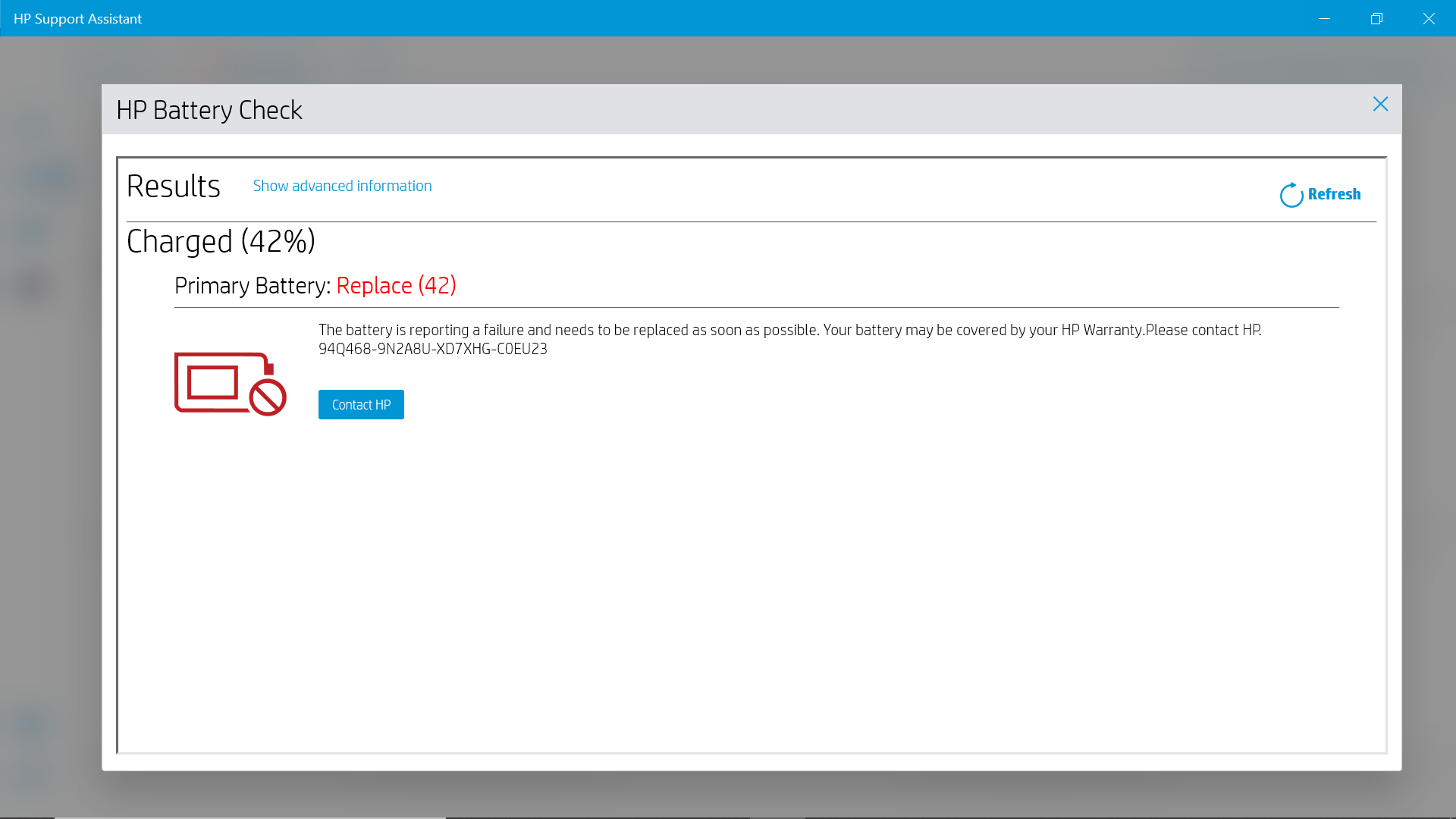 BATTERY ISSUE - HP Support Community - 7808577