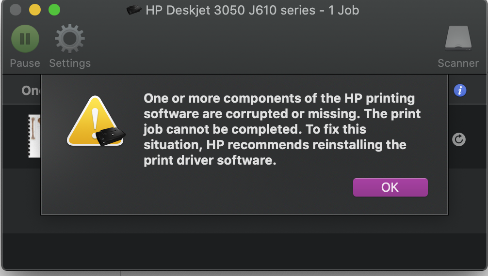 Corrupted printer drivers - HP Support Community - 7826351