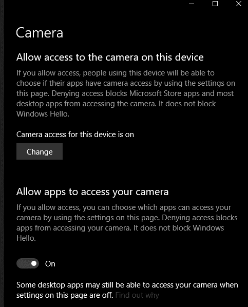Camera Not Working - HP Support Community - 7826941