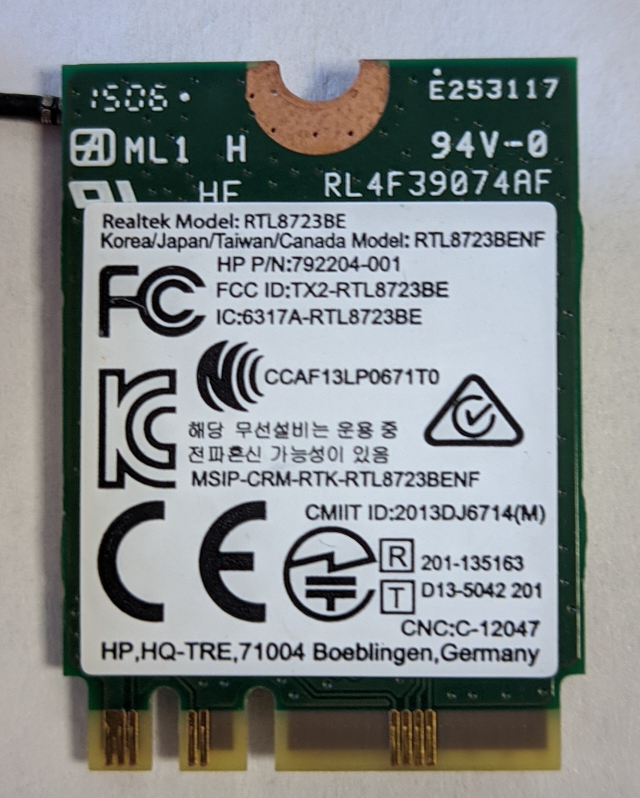 Solved: Wi-fi adapter replacement - HP Support Community - 7851310