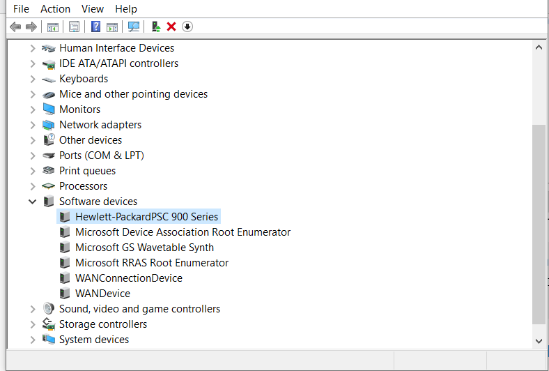 Hp Psc 950 Printer And Windows 10 Cant Set Up The Device Hp Support Community 7852780