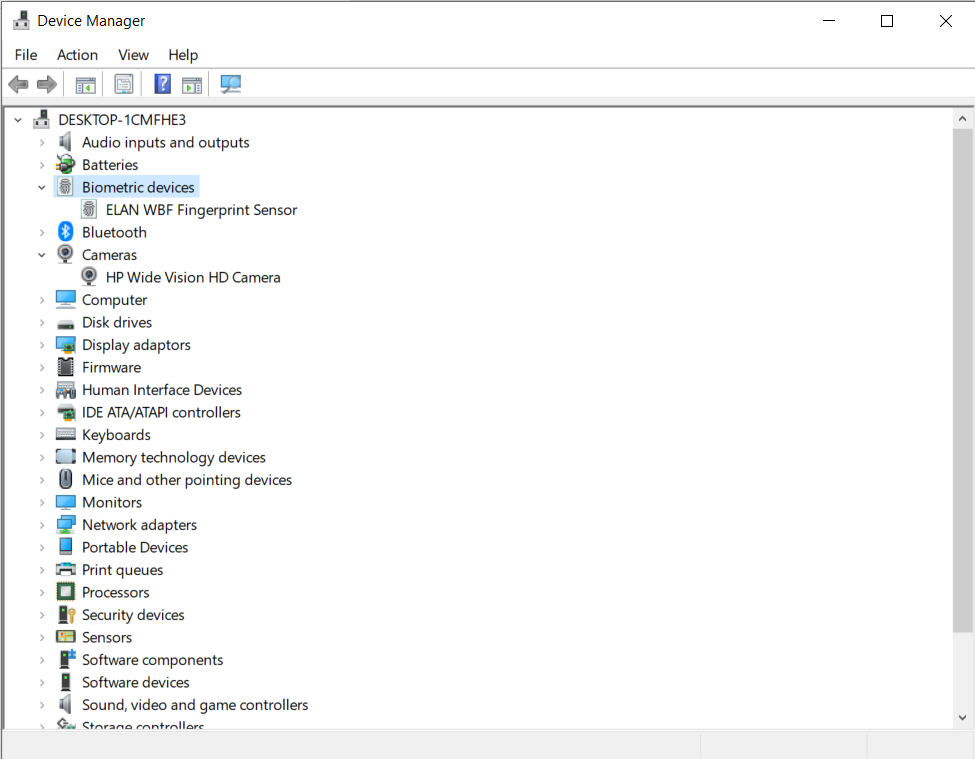 Windows Hello Facial recognition is currently unavailable - HP Support ...