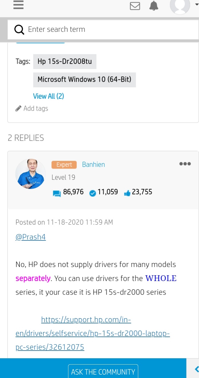 Solved: Hp drivers for windows 10H2 - HP Support Community - 7862738