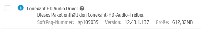 Solved: Conexant HD Audio Driver cannot be installed - HP Support ...