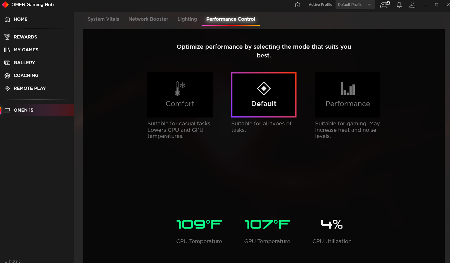 Omen Command Center - HP Support Community - 7870575